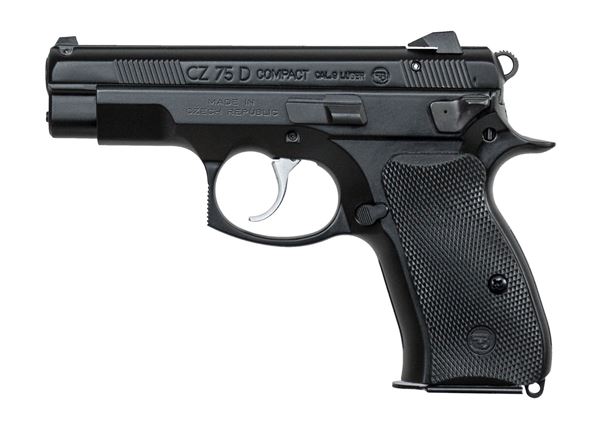CZ Police Czech Republic 9mm Black Single Action 14 Round Pistol at K-Var