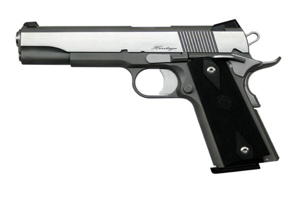 Dan Wesson Heritage 45 ACP Silver Semi-Automatic 8 Round Pistol at K-Var