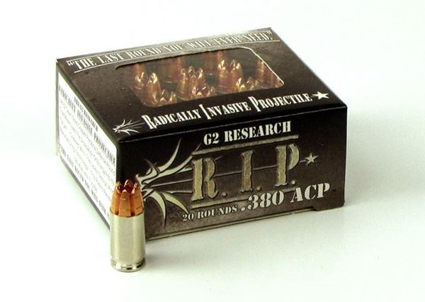 G2 Research 380 ACP 62 Grain R.I.P. Ammo - Box of 20 round at K-Var