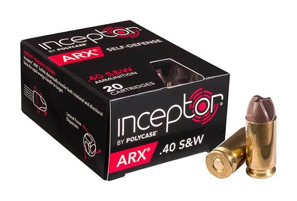 Polycase Inceptor ARX .40 S&W Ammo, 20 Rounds at K-Var