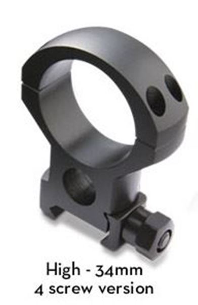 Burris Optics Xtreme Tactical 34 mm Riflescope Rings, Fits Picatinny ...