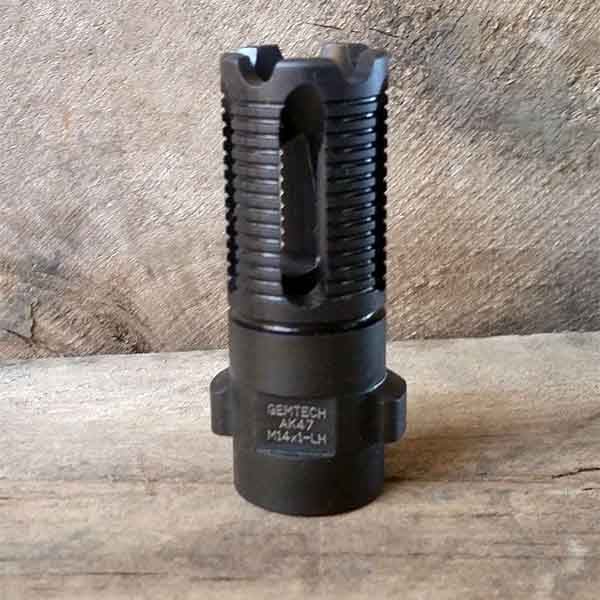QUICKMOUNT 7.62 mm Flash Hider for AK47, M14 x 1 mm LH Thread at K-Var