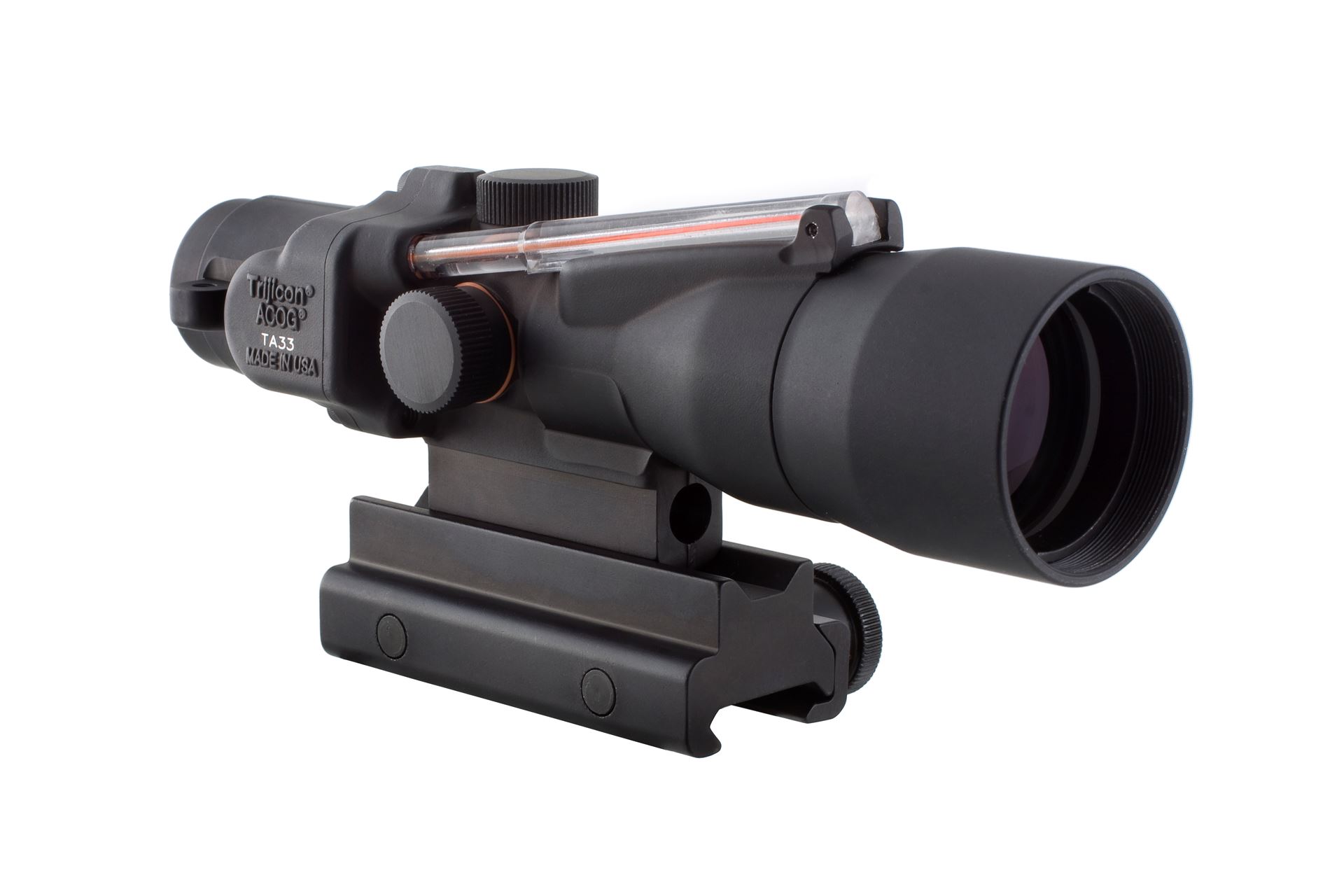 Trijicon ACOG® 3 x 30 Dual Illuminated Red Chevron .308 Flattop ...