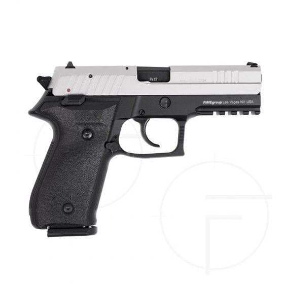 Arex Rex Zero 1S-08 Silver 9mm Semi-Automatic 17 Round Pistol at K-Var