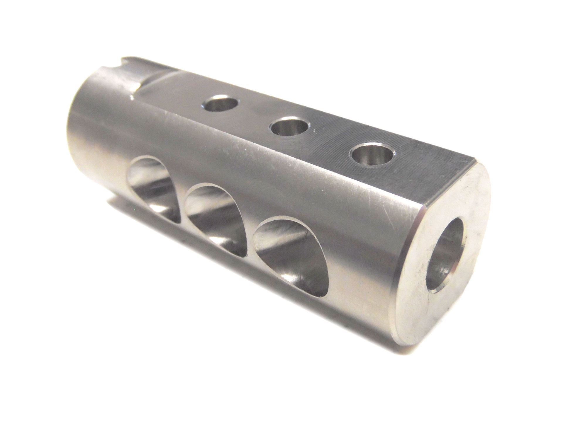Circle 10 AK Titanium 3 Port Muzzle Brake - 14mm at K-Var