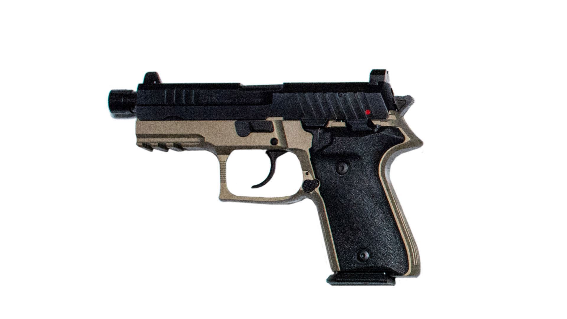 Arex Rex Zero 1 Tactical Compact Flat Dark Earth 9mm Semi-Automatic 17 ...