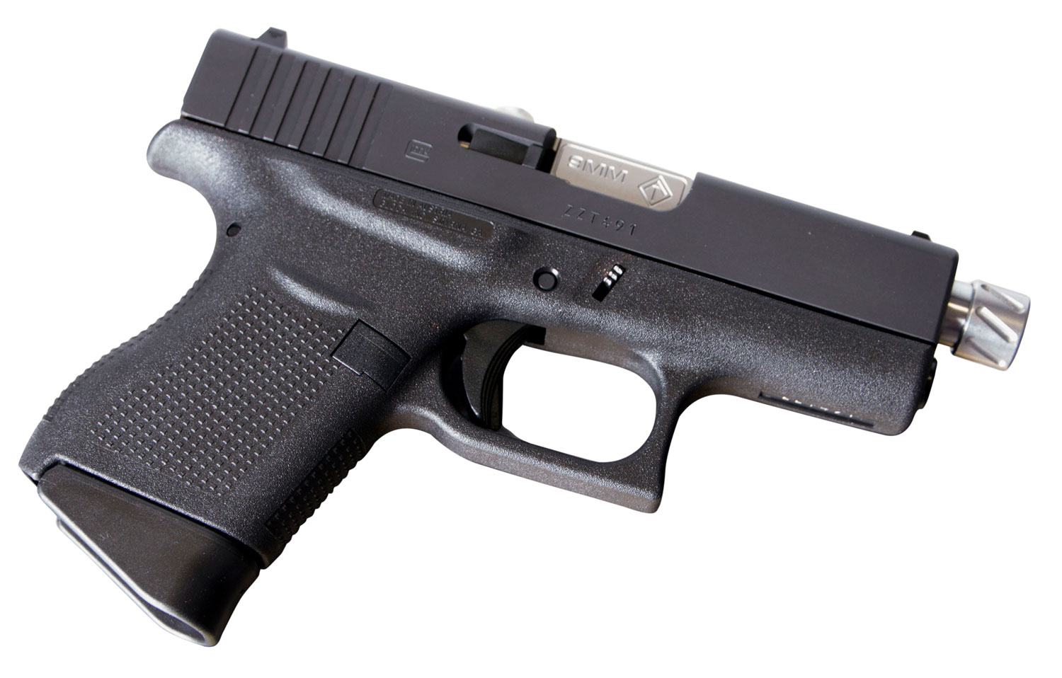 American Tactical Glock 43 9mm Stainless Steel 3.9" Barrel at K-Var