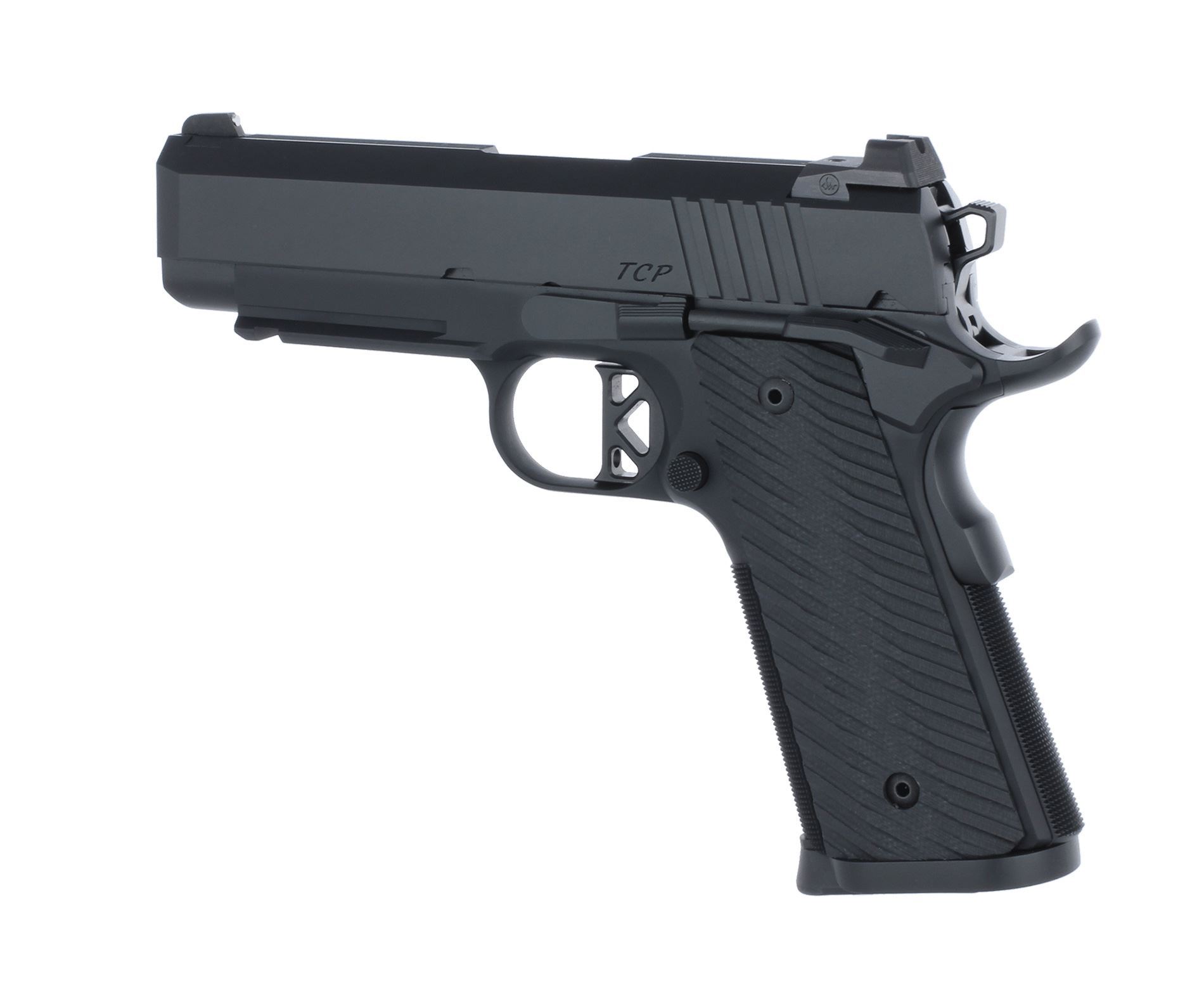 Dan Wesson Tactical Commander 9mm Black Single Action 9 Round Pistol at ...