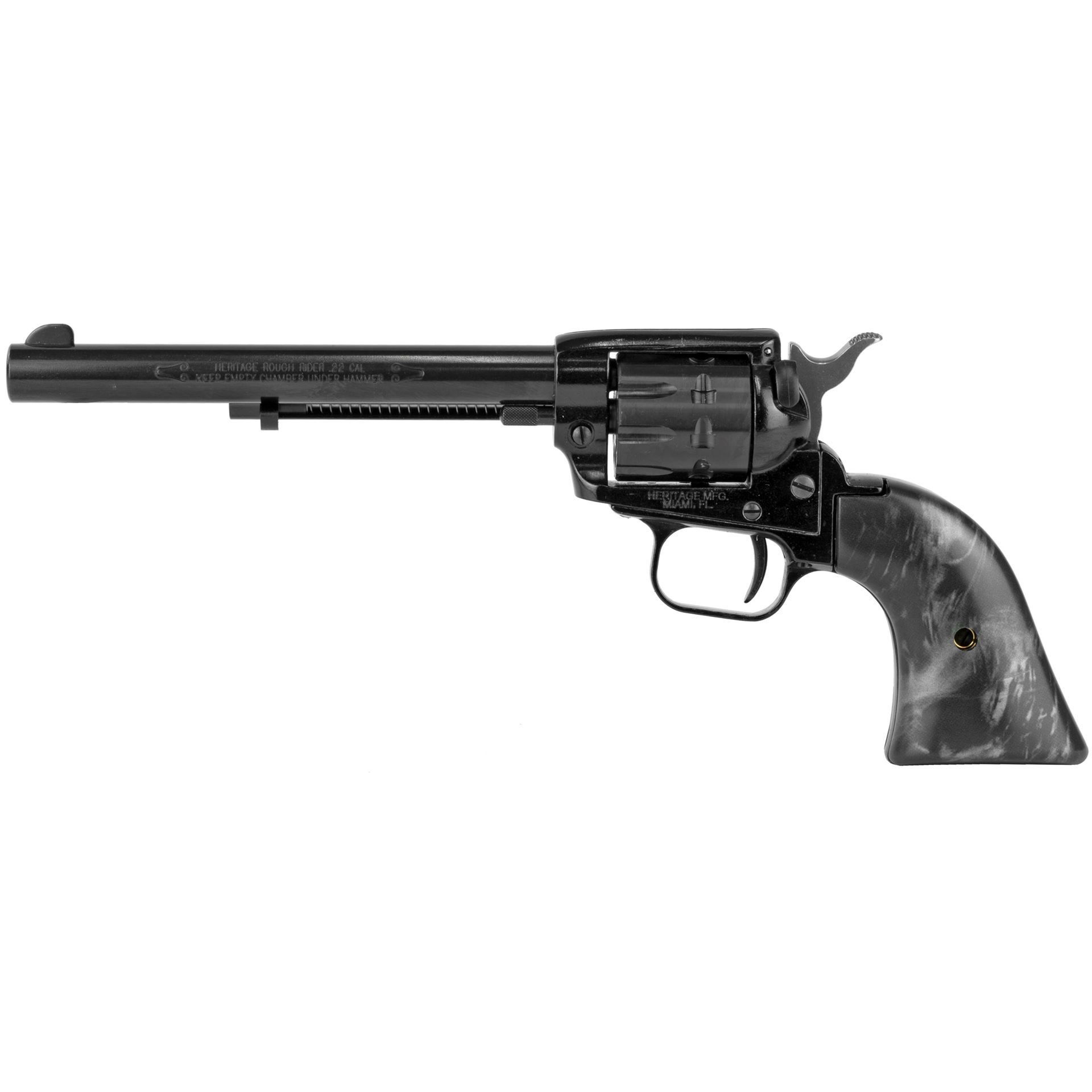 Taurus Heritage Rough Rider 22LR Black Single Action 9 Round Handgun at ...