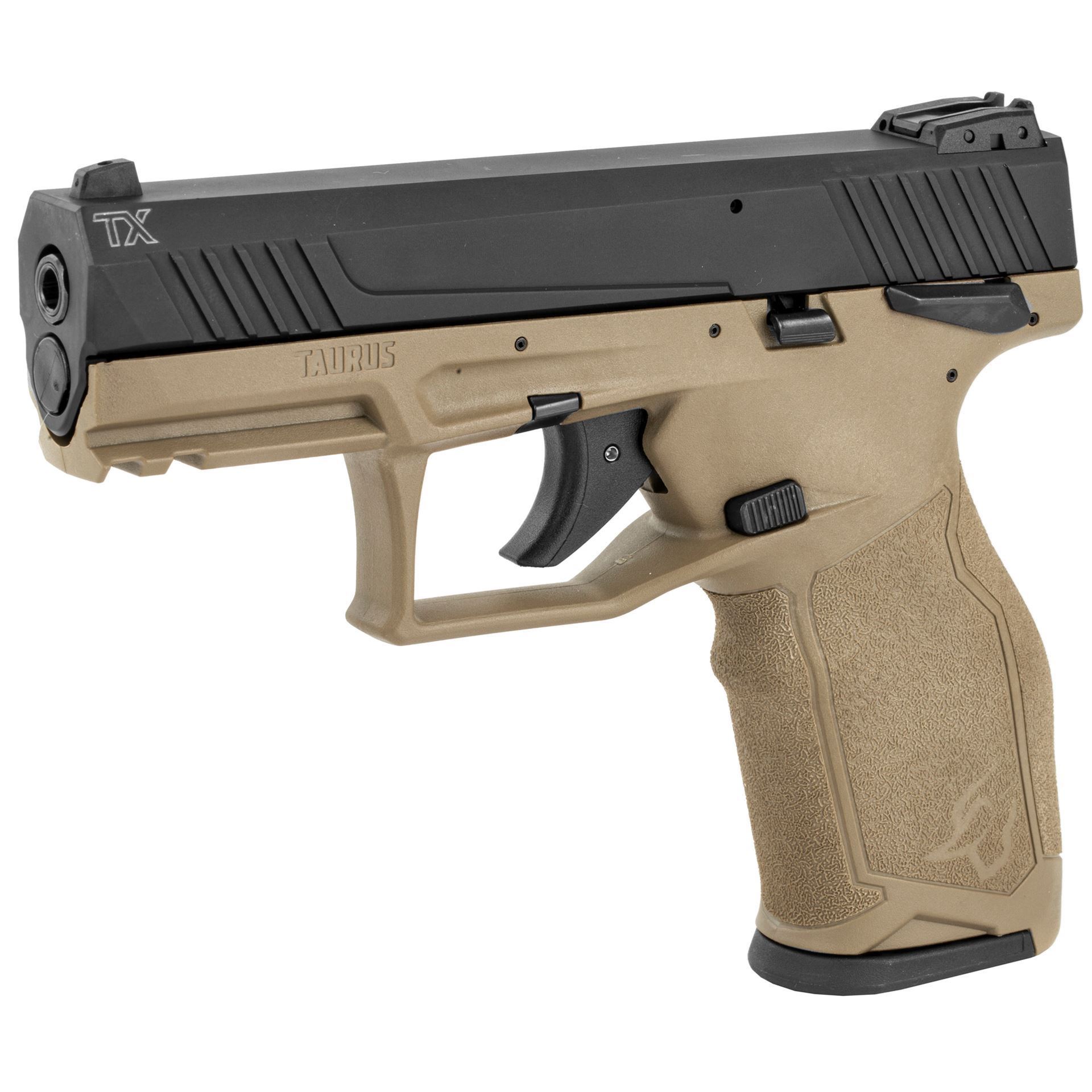 Taurus TX22 .22 LR 16RD 4" Barrel Semi-Automatic Pistol Black/Tan at K-Var