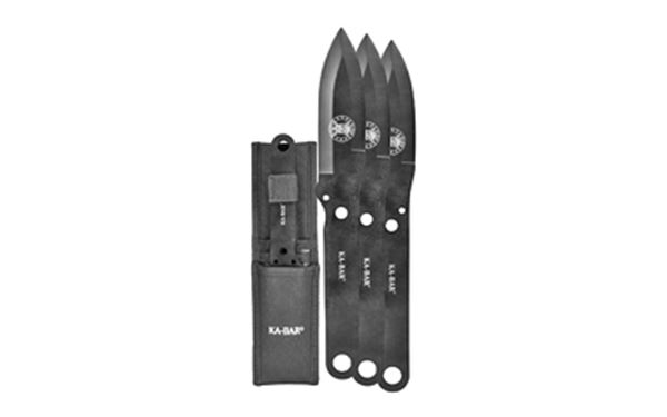KBAR THROWING KNIFE SET 3 PK W/POUCH at K-Var