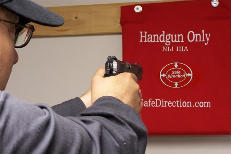 Safe Direction® Handgun Rated Composite Armor Dry-fire Board at K-Var