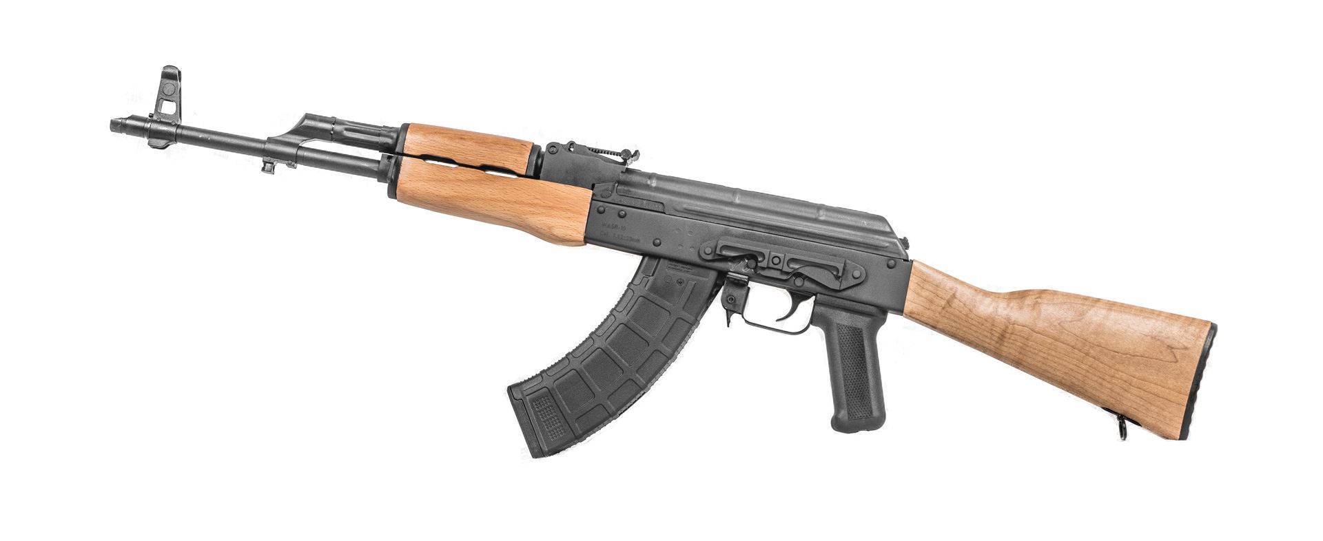 WASR-10 AK47 Blue Finish Wood Stock at K-Var