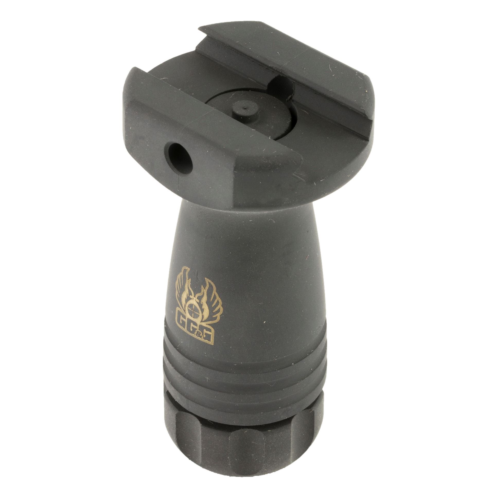 GG&G Inc Black Short Vertical Forend Grip for Picatinny Rail at K-Var
