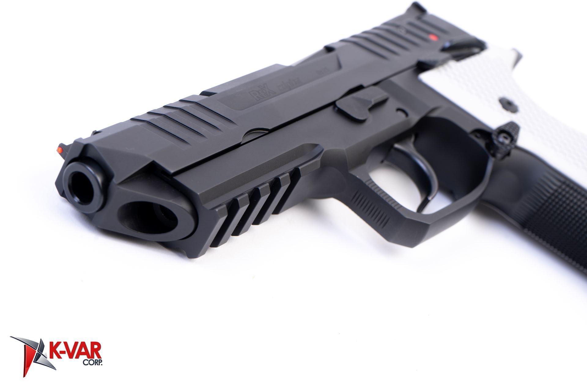Arex Rex Alpha 9 9mm Black with White Aluminum Grips Semi-Automatic 20 ...