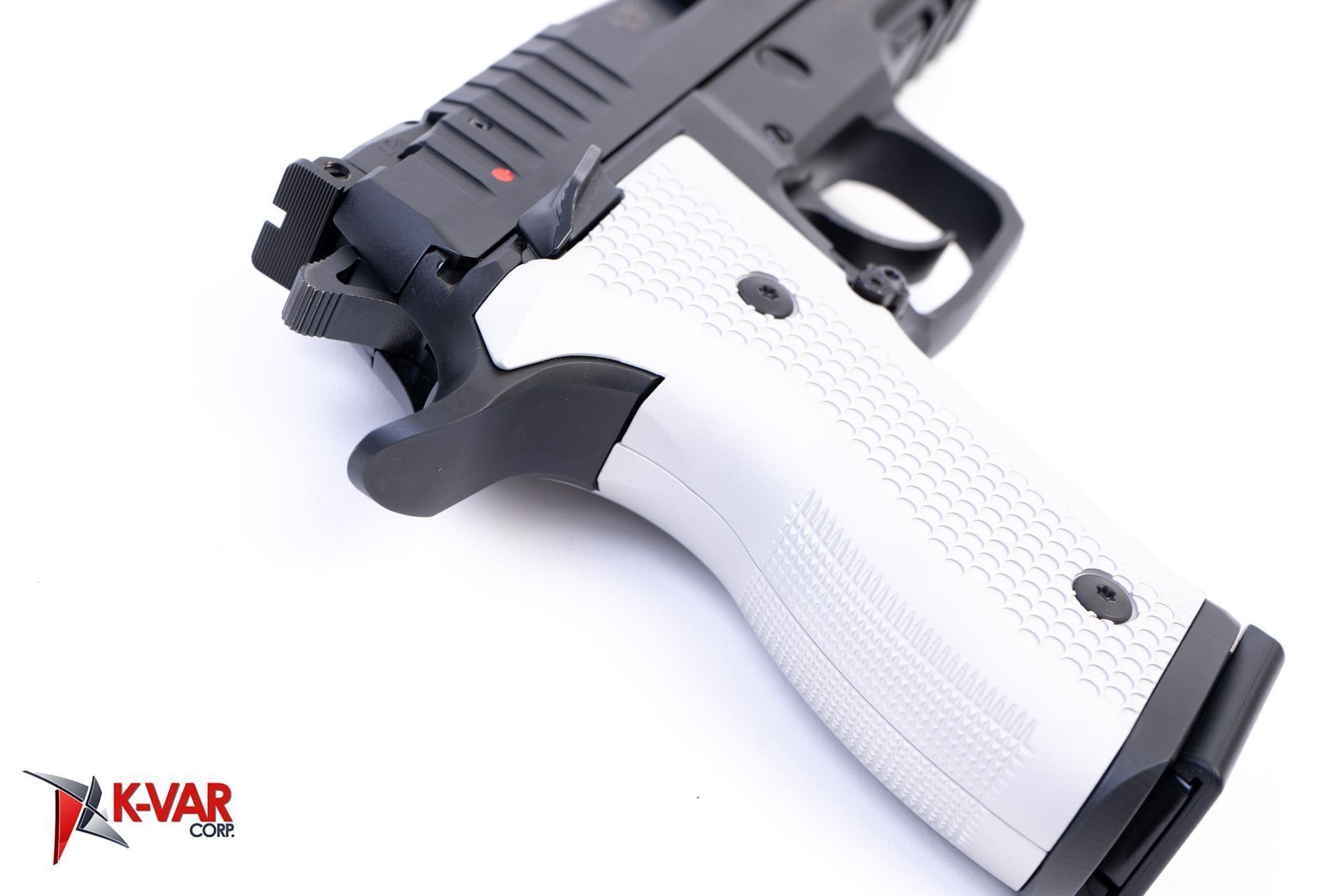 Arex Rex Alpha 9 9mm Black with White Aluminum Grips Semi-Automatic 20 ...