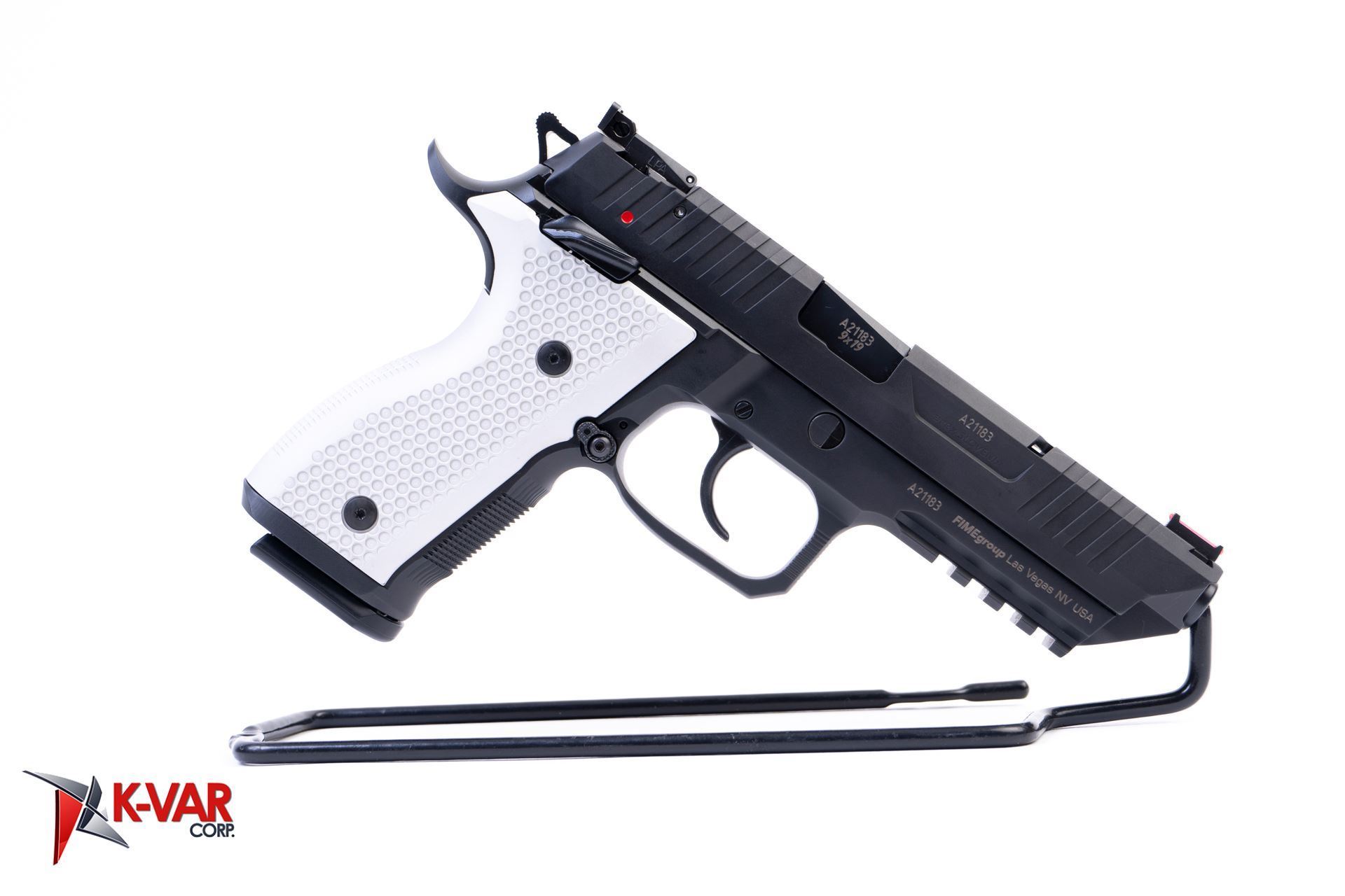 Arex Rex Alpha 9 9mm Black with White Aluminum Grips Semi-Automatic 20 ...