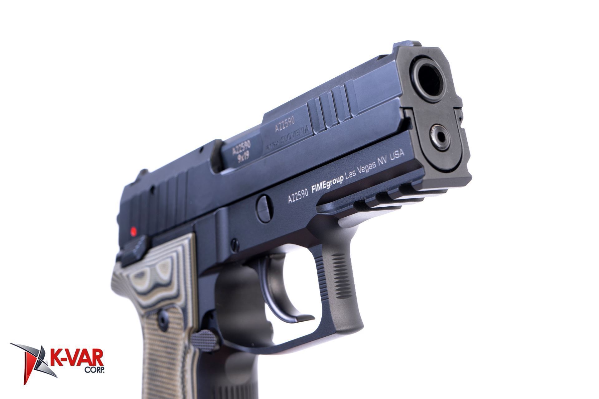 Arex Rex Zero 1CP-01G1 9mm Green with Hogue Checkered Green Grips Semi ...