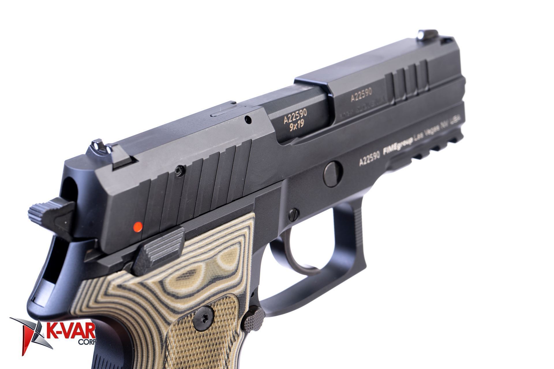 Arex Rex Zero 1CP-01G1 9mm Green with Hogue Checkered Green Grips Semi ...