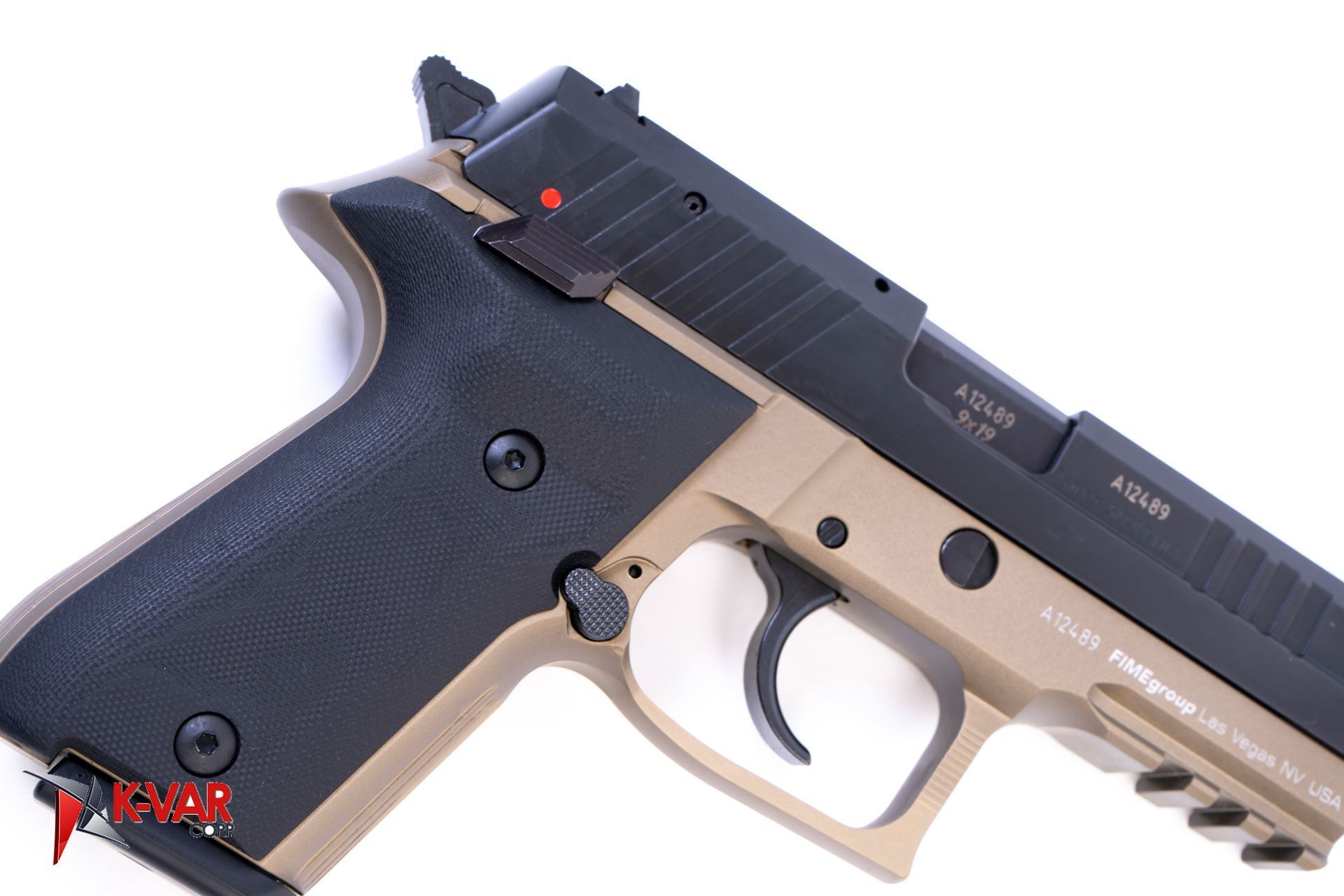 Arex Rex Zero 1CP-05B1 Flat Dark Earth with Hogue Black Grips 9mm Semi ...
