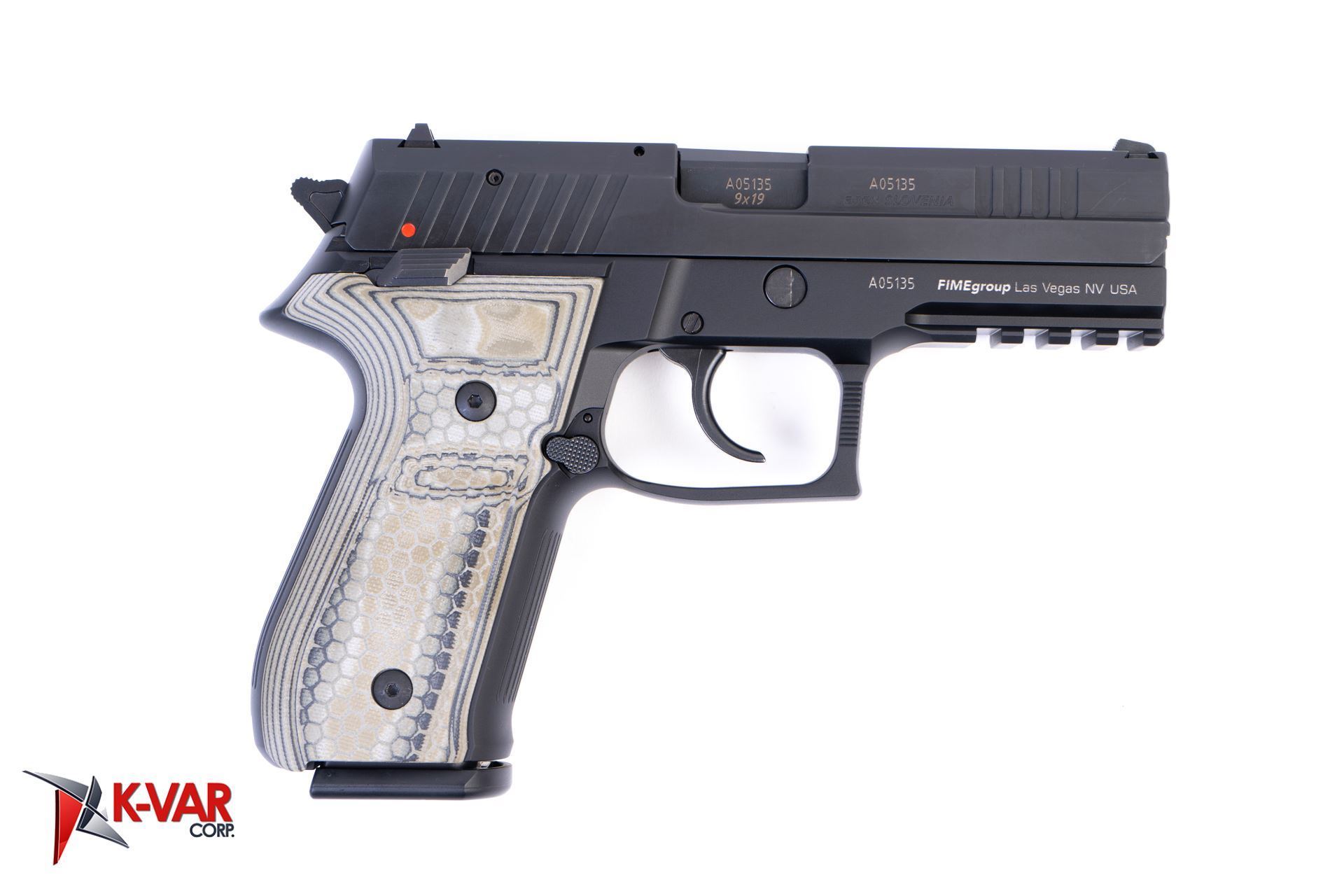 Arex Rex Zero 1S-01G Black with Hogue G10 Green Mascus Grips 9mm Semi ...
