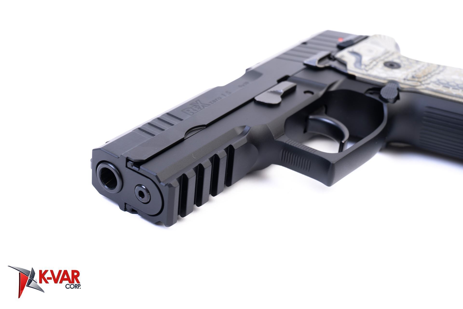 Arex Rex Zero 1S-01G Black with Hogue G10 Green Mascus Grips 9mm Semi ...