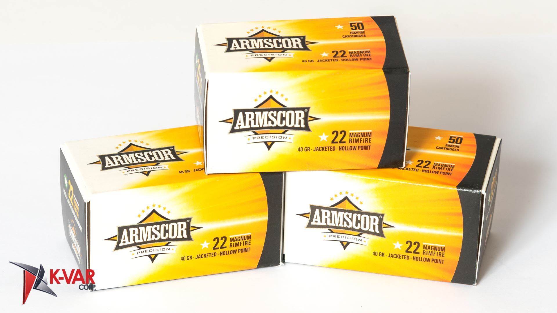 Armscor 22 Mag 40 Grain Jacketed Hollow Point Rimfire 5000 Round Case ...