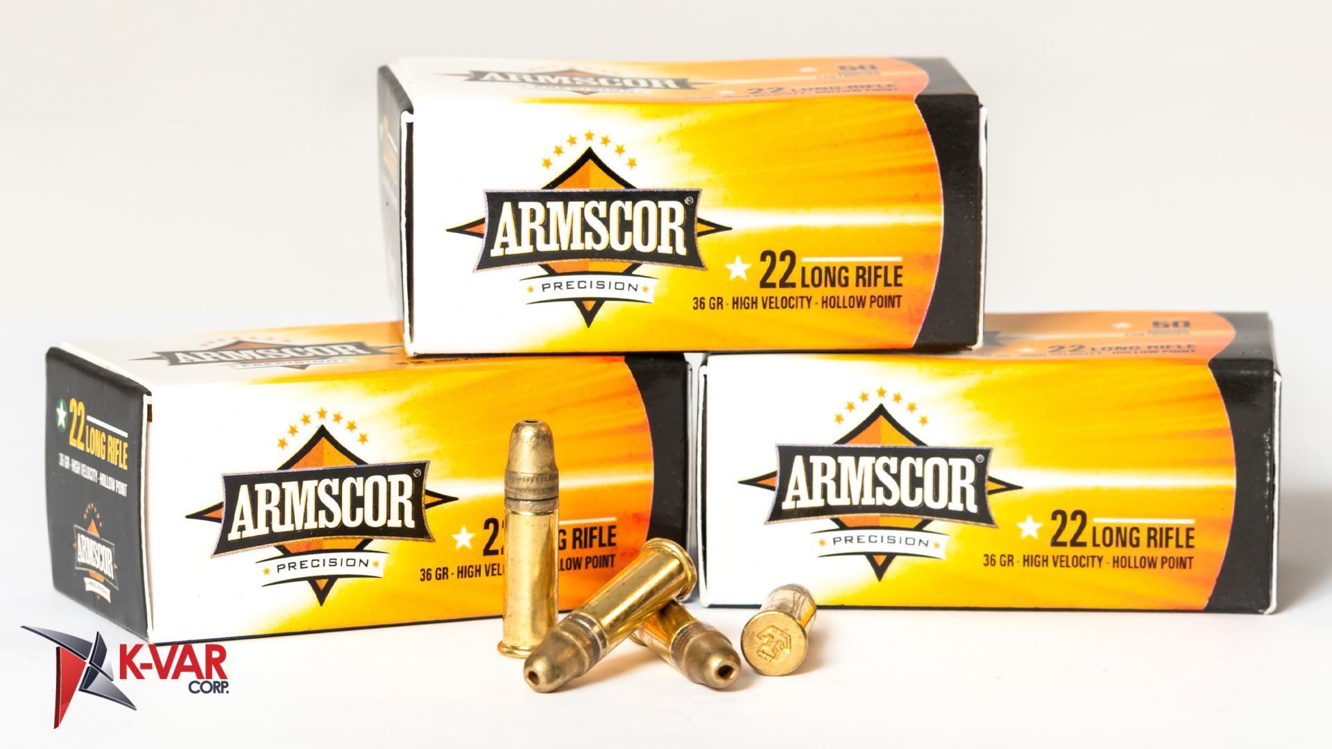 Armscor 22 LR 36 Grain Hollow Point 50 Round Box at K-Var
