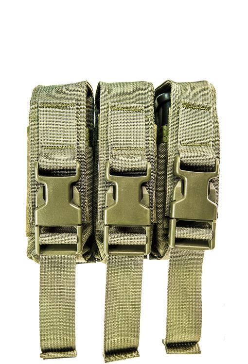 High Speed Gear Modular Pistol Mag Pouch Triple MOLLE at K-Var