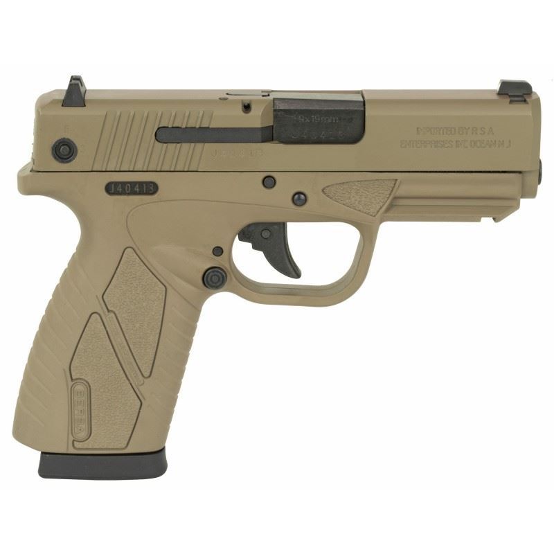 Bersa 9mm Conceal Carry Double Action Flat Dark Earth 8 Round Pistol at ...