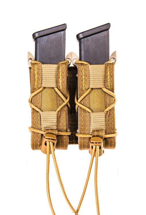 High Speed Gear Pistol TACO MOLLE Double Magazine Pouch at K-Var