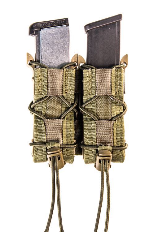 High Speed Gear Pistol TACO MOLLE Double Magazine Pouch at K-Var