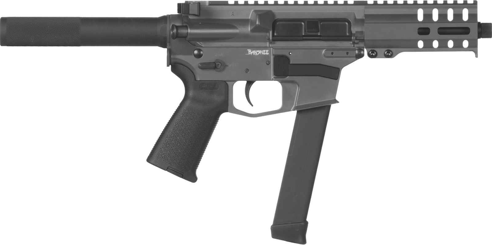CMMG Banshee 300 MkGs 9mm Sniper Grey Semi-Automatic 30 Round Pistol at ...