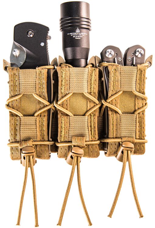 High Speed Gear Pistol TACO MOLLE Triple Magazine Pouch at K-Var