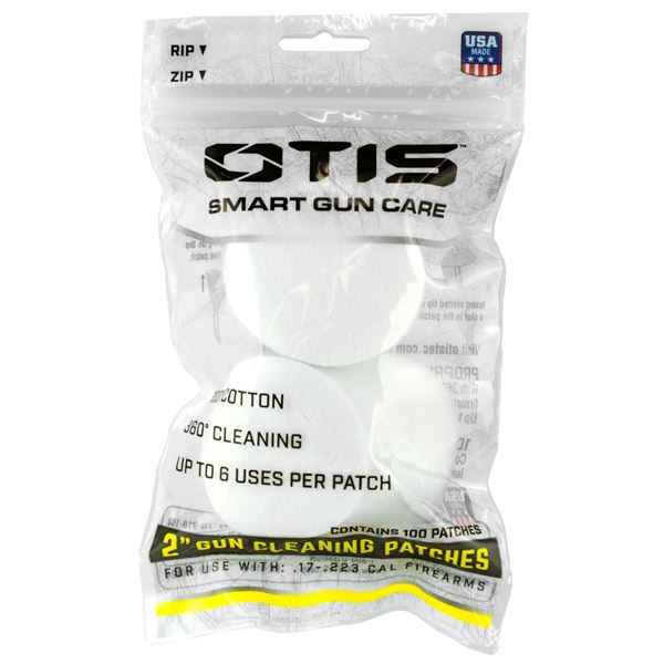 Otis Technology Pack Of 100 Small Caliber 2 Cleaning Patches At K Var