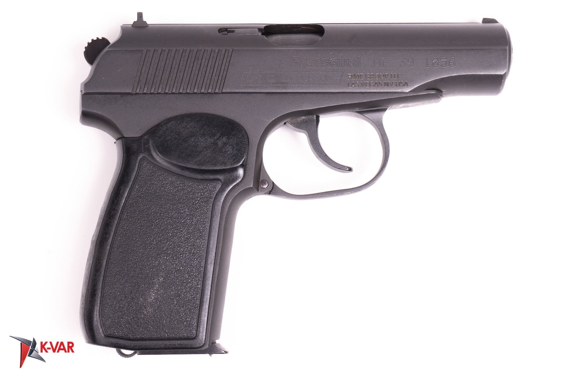 Arsenal AE391056 9x18mm Makarov 8 Round Bulgarian Pistol 1999 at K-Var