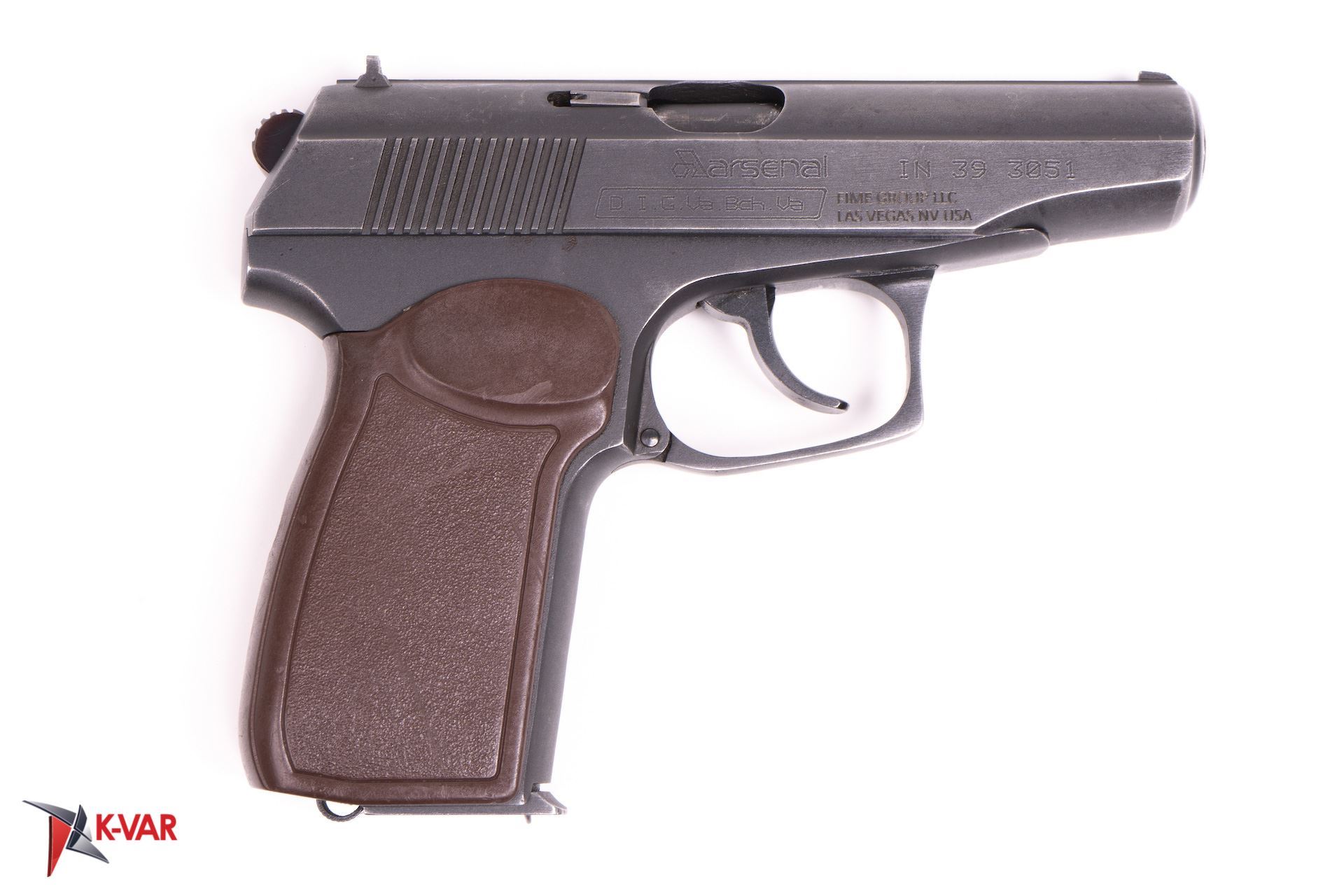 Arsenal IN393051 9x18mm Makarov 8 Round Bulgarian Pistol 1999 at K-Var