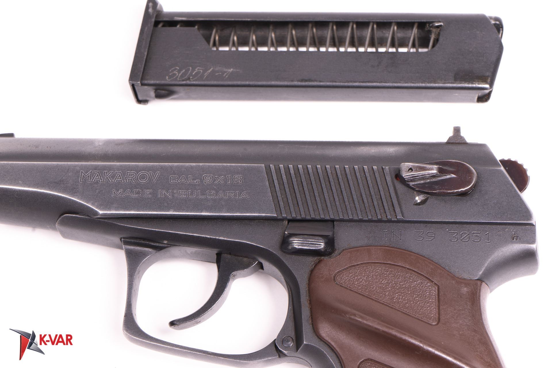 Arsenal IN393051 9x18mm Makarov 8 Round Bulgarian Pistol 1999 at K-Var