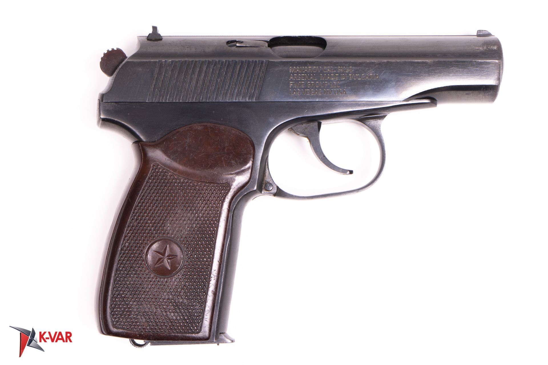 Arsenal BE253242 9x18mm Makarov 8 Round Bulgarian Pistol 1985 at K-Var