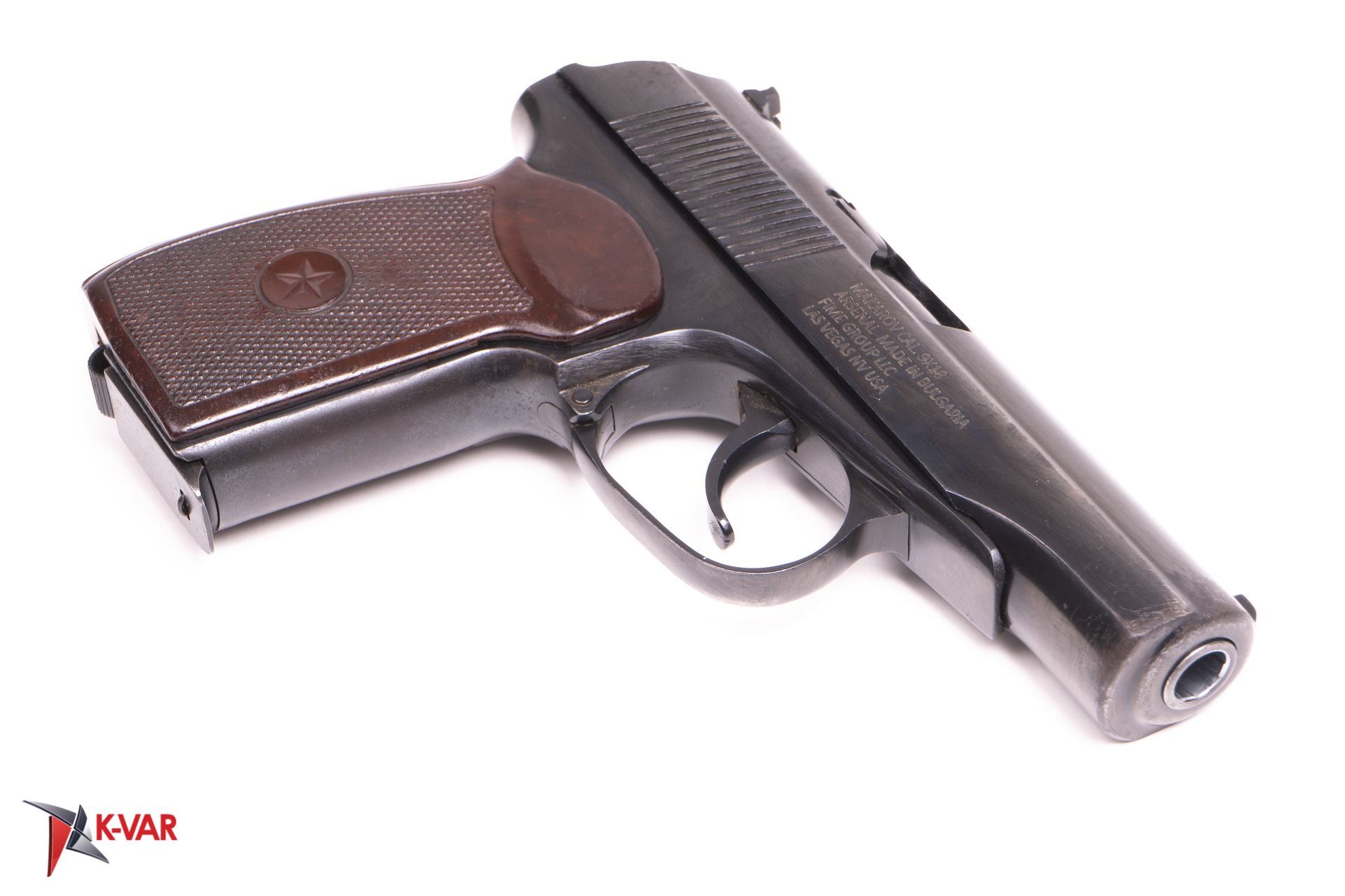 Arsenal BE253242 9x18mm Makarov 8 Round Bulgarian Pistol 1985 at K-Var