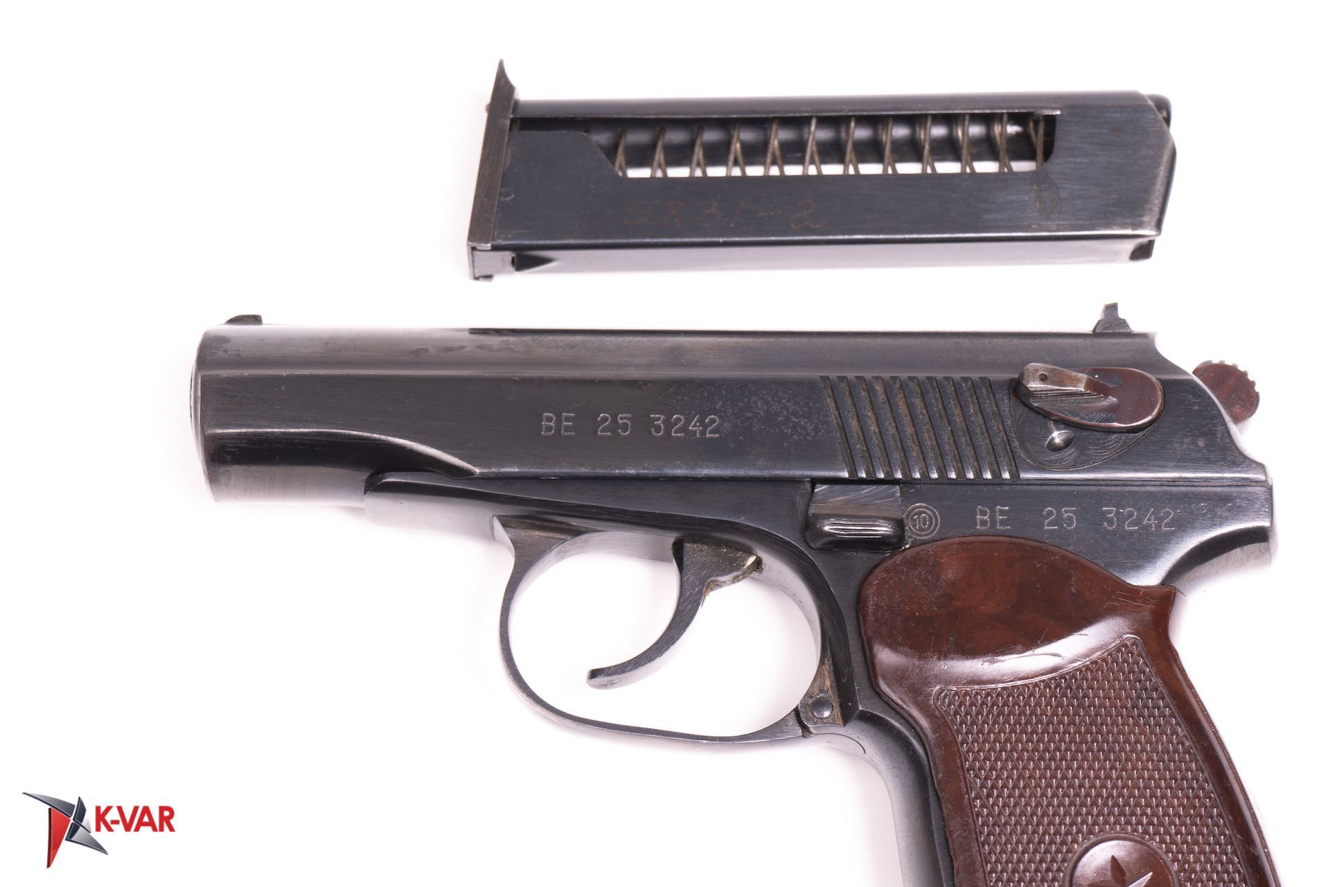 Arsenal BE253242 9x18mm Makarov 8 Round Bulgarian Pistol 1985 at K-Var