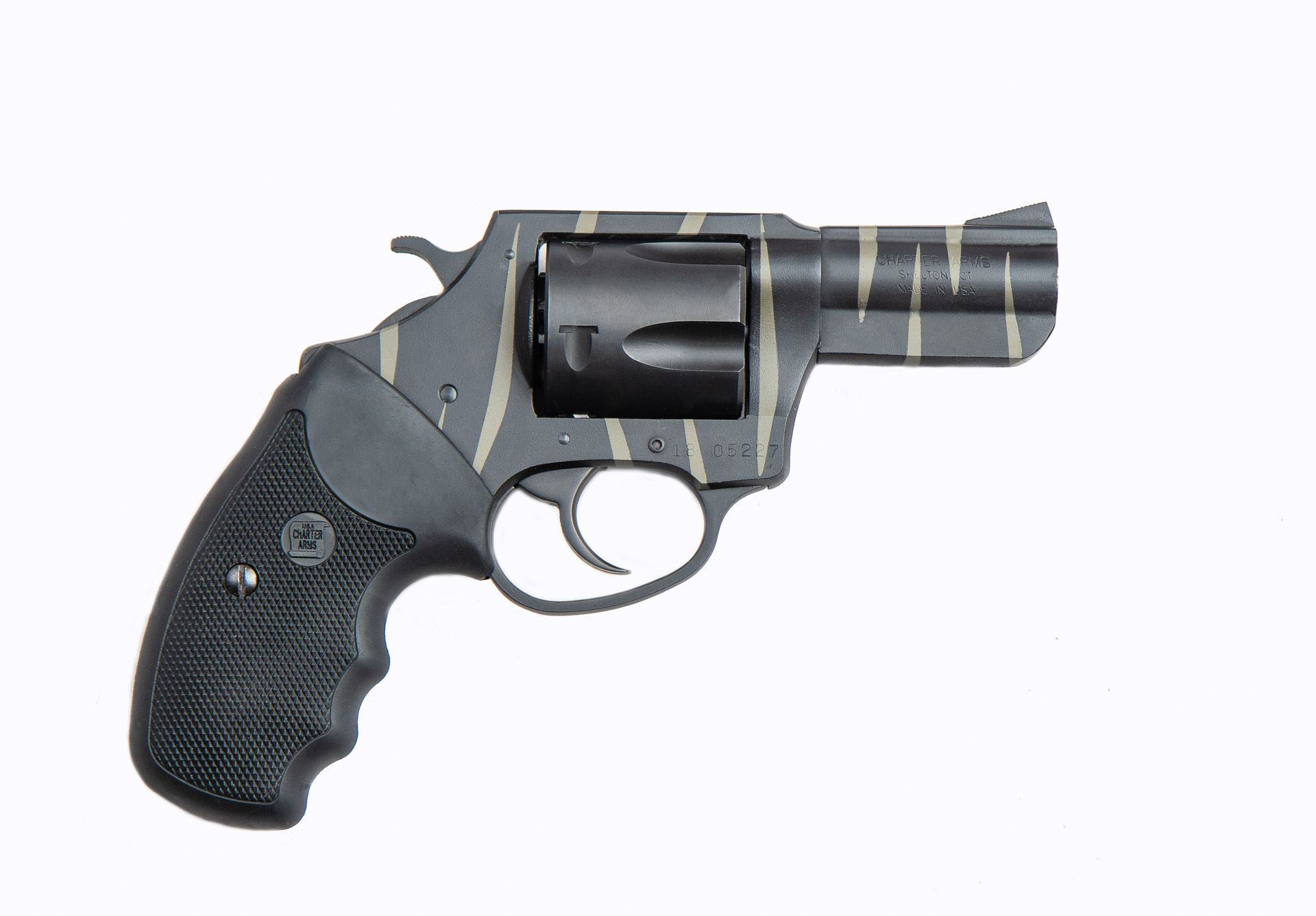 Charter Arms Bulldog Tiger .44 Special 5rd Revolver Black Tiger Stripe ...