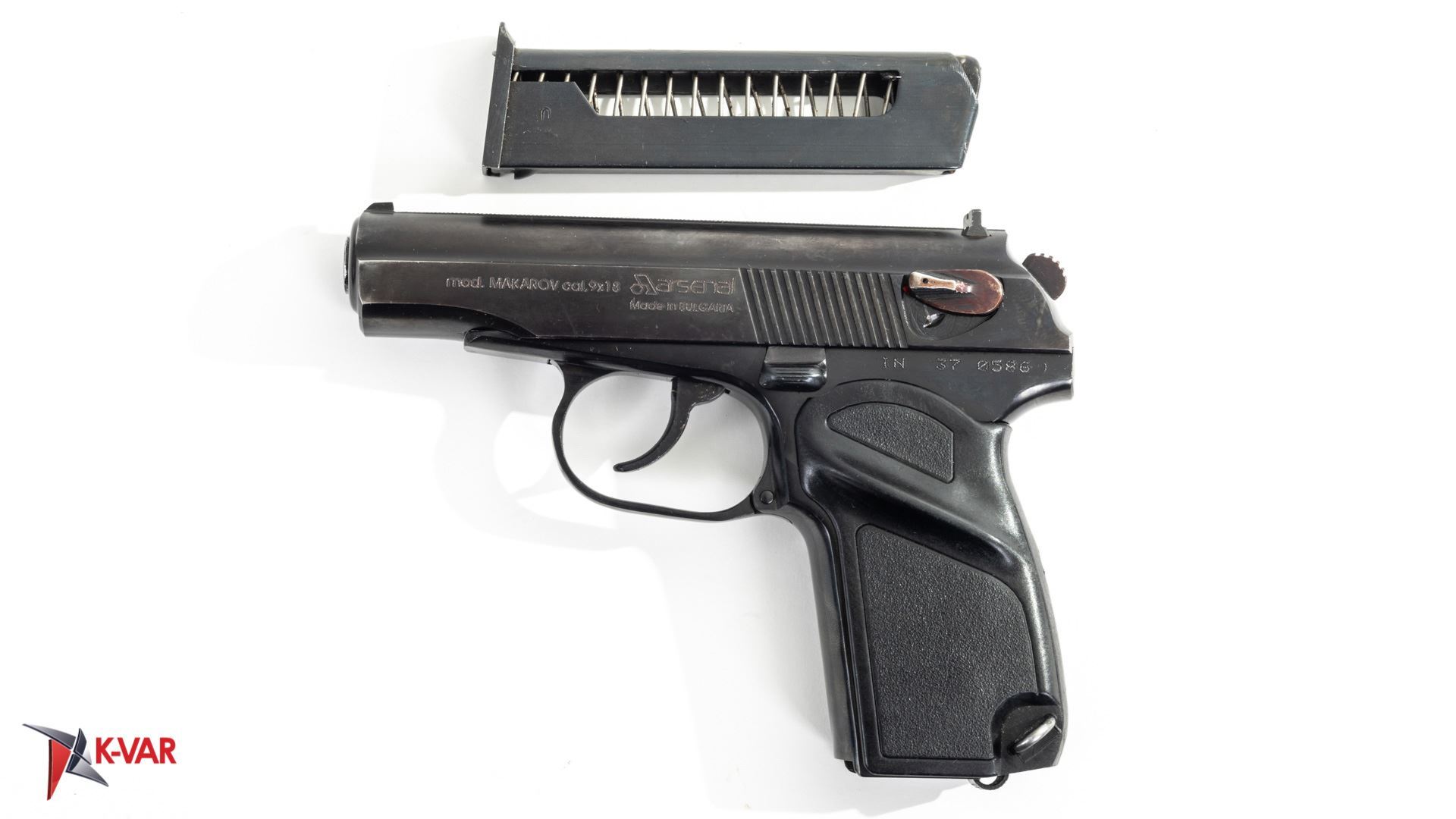 Arsenal IN370586 9x18mm Makarov 8 Round Bulgarian Pistol 1997 at K-Var