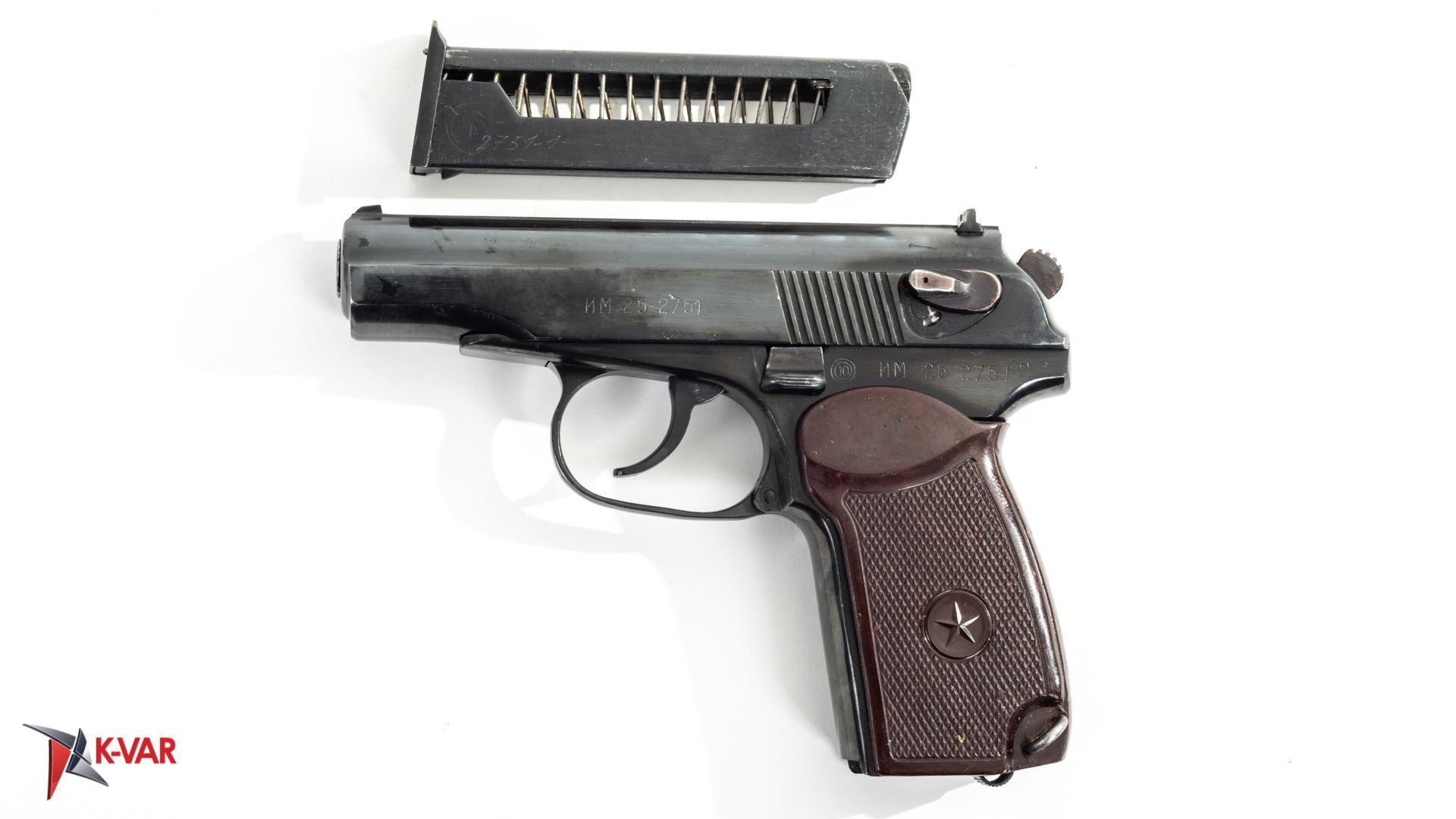 Arsenal EM252751 9x18mm Makarov 8 Round Bulgarian Pistol 1985 at K-Var