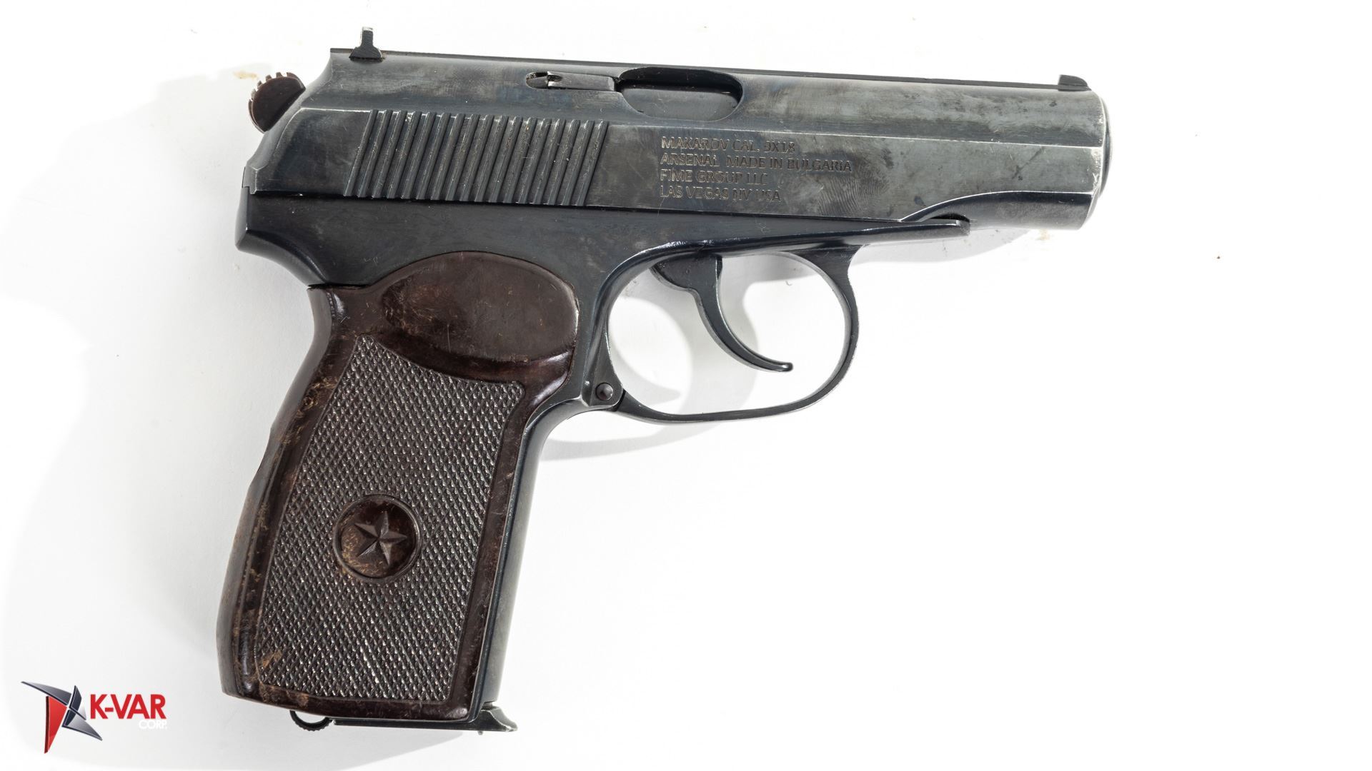 Arsenal AE22975 9x18mm Makarov 8 Round Bulgarian Pistol 1982 at K-Var