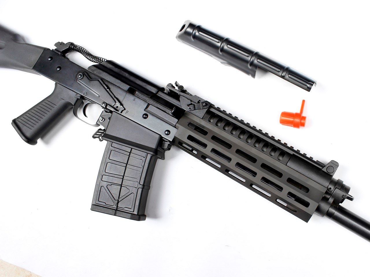 JTS AK-Style 12 Gauge Black Semi-Automatic 5 Round Shotgun with ...