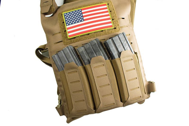 Blue Force Gear-Stackable Ten-Speed Triple M4 Mag Pouch at K-Var