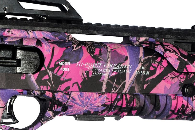 Hi-Point Firearms Model 4095 40 S&W Pink Camo 10 Round Carbine at K-Var