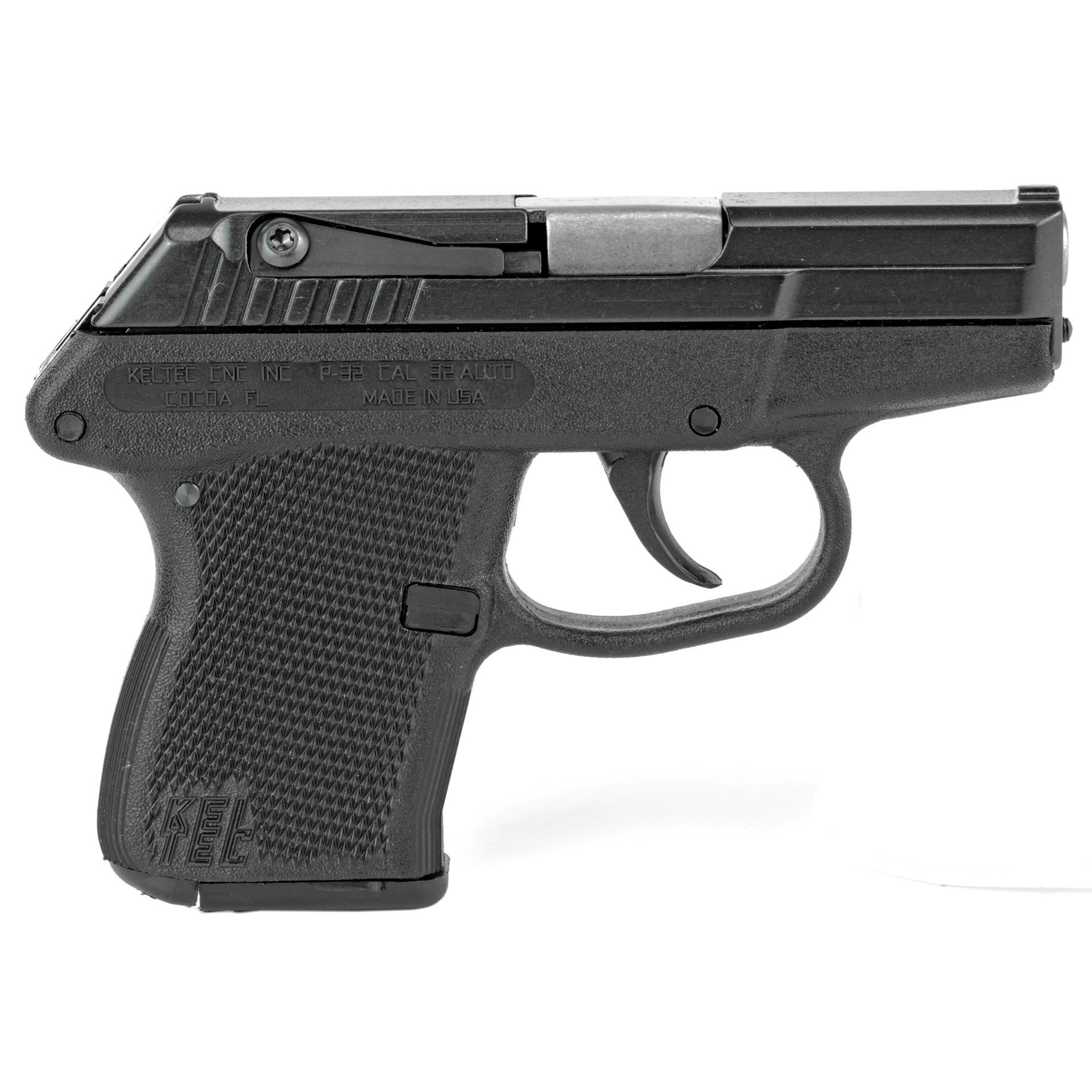 Kel-Tec P32 Black 32 ACP 2.7" Barrel 7 Round Pistol at K-Var