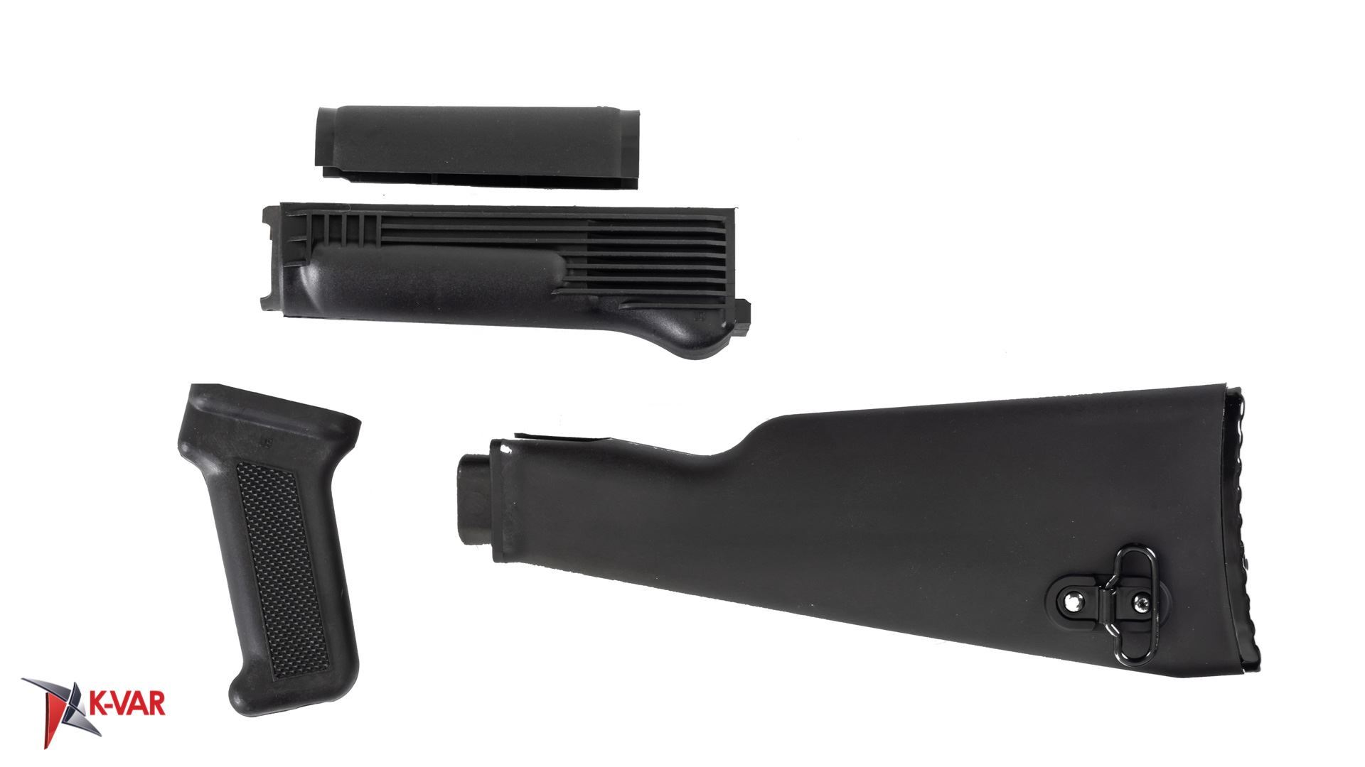 Arsenal Black Polymer Stock Set with Stainless Steel Heat Shield for ...